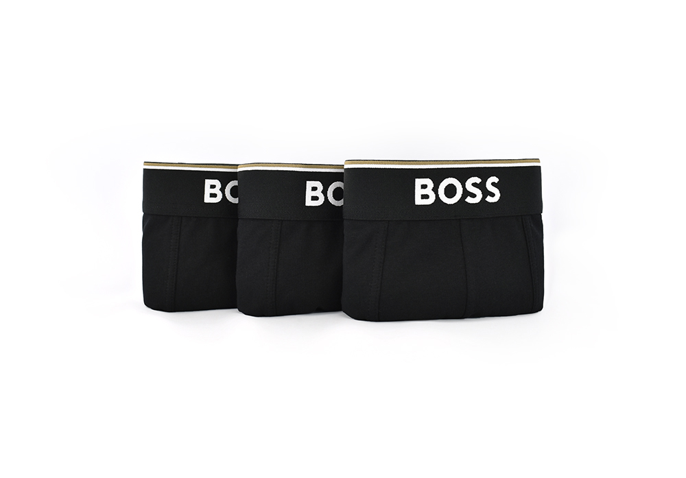 Boxer Long Boss 3Pack 50475282-001 Black - Eros