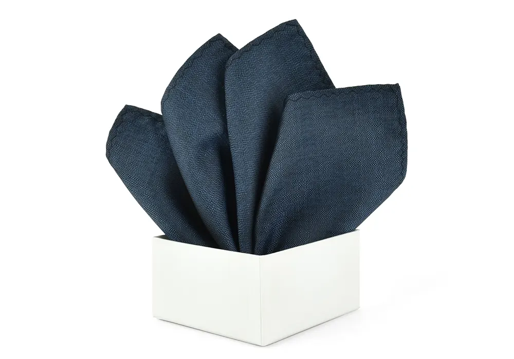 Pocketsquare Stefano & Mario SMpo442 Blue - Eros