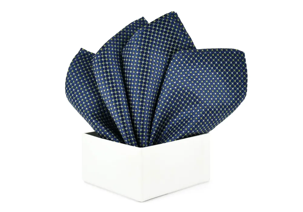 Pocketsquare Stefano & Mario SMpo445 Blue - Eros